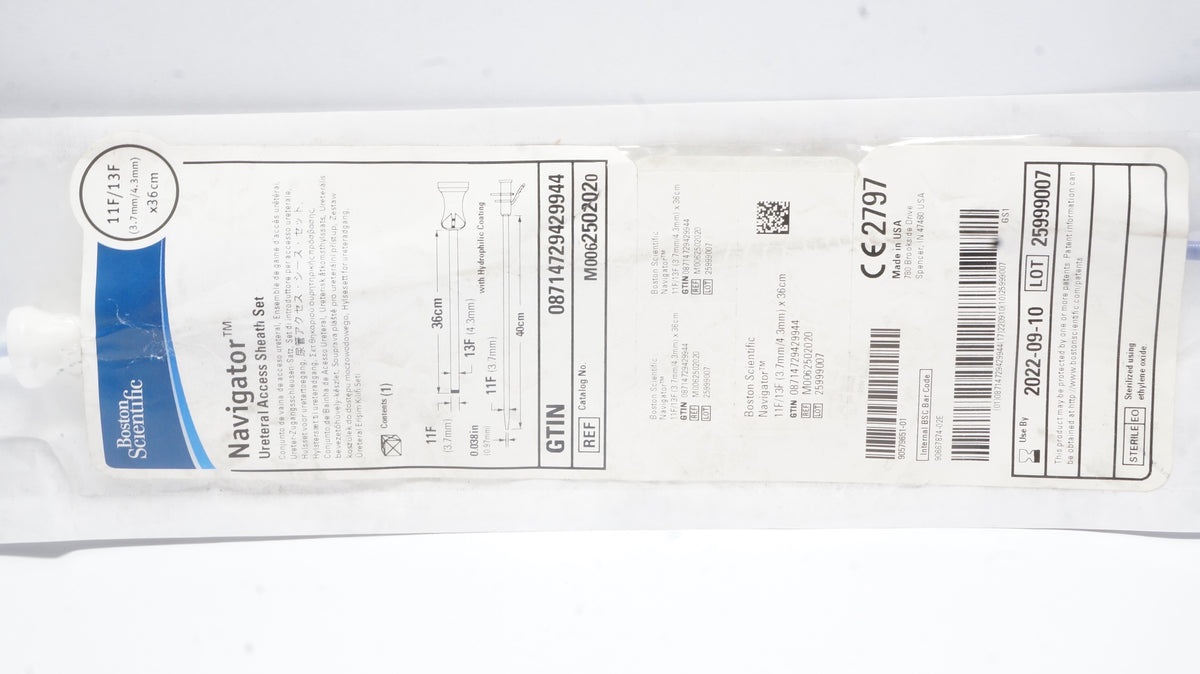 Boston Scientific M0062502020 Navigator Uret. Access Sheath Set,11F/13 ...