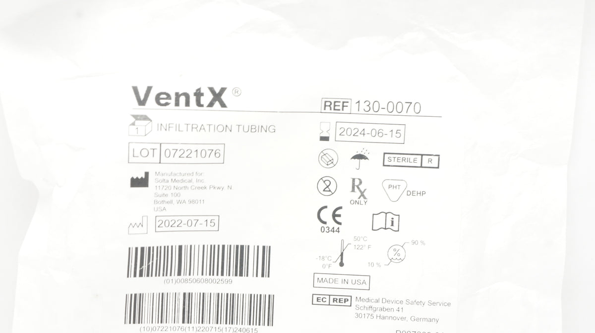 Solta Medical 130-0070 VentX Infiltration Tubing (x) – Imedicsales