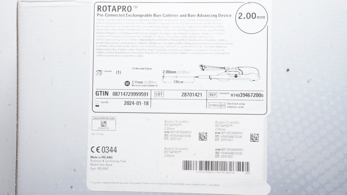 Boston Scientific H749394672000 Rotapro Burr Cath. & Advancing Device – Imedicsales