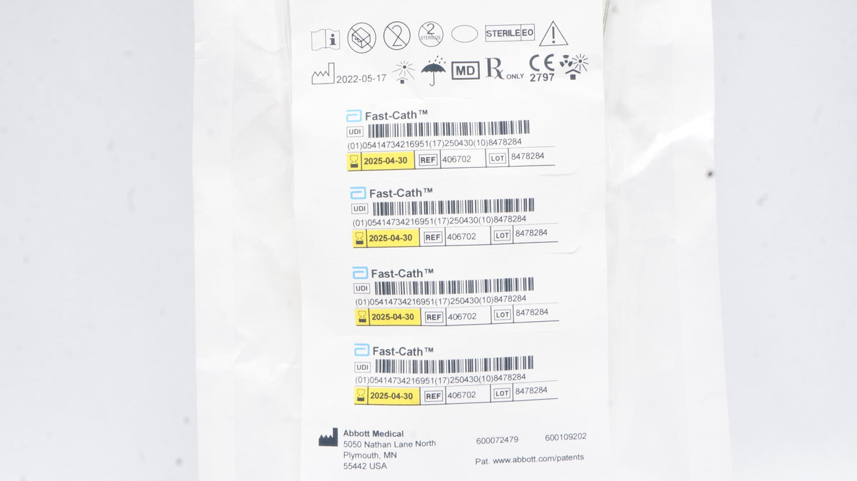 Abbott 406702 Fast-Cath Hemostasis Introducer 7F x 12cm – Imedicsales