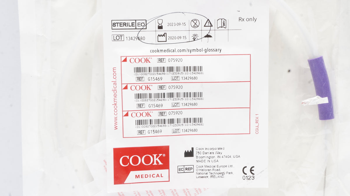 Cook Medical G15469 SP Tube Introducer Set 18ga x 20Fr (x) – Imedicsales