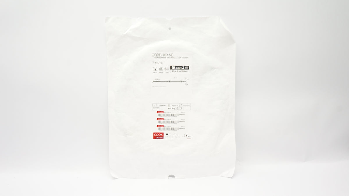 Cook Medical G22767 Quantum TTC Biliary Balloon Dilator 10mm x 3cm ...