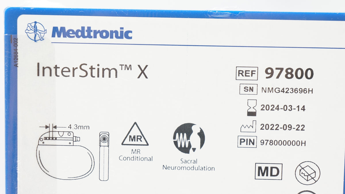 Medtronic 97800 InterStim X Implantable Neurostimulator 4.3mm (x ...