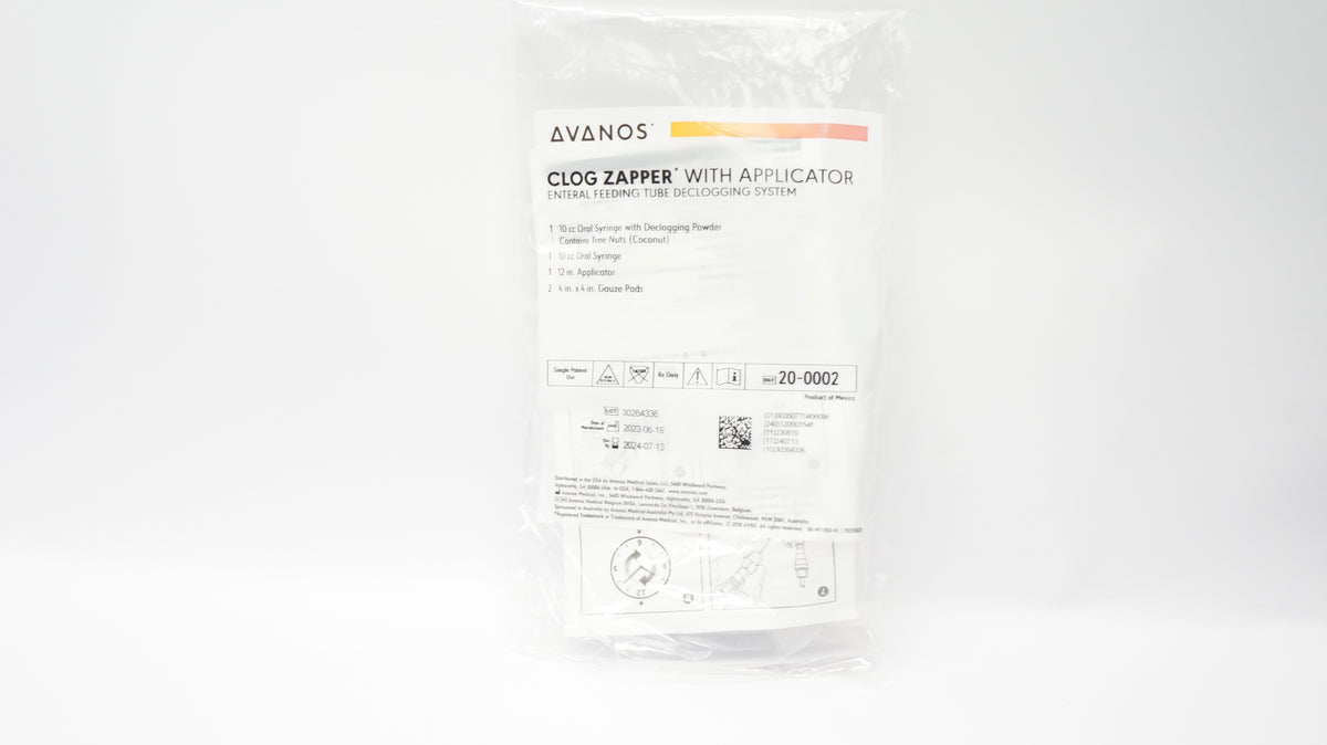 Avanos 20-0002 Clog Zapper Applicator Enteral Feeding Tube Declogging ...