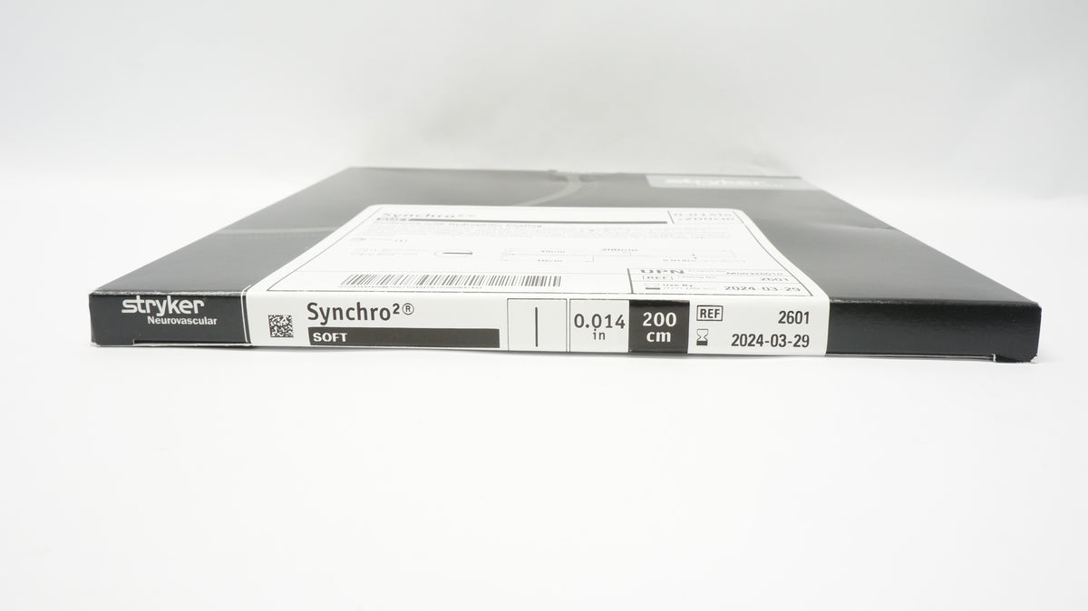 Stryker 2601 Synchro Guidewire with Hydrophilic Coating 0.014inch x 20 ...