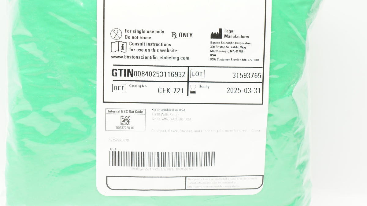 Boston Scientific CEK-721 Compliance Endokit – Imedicsales