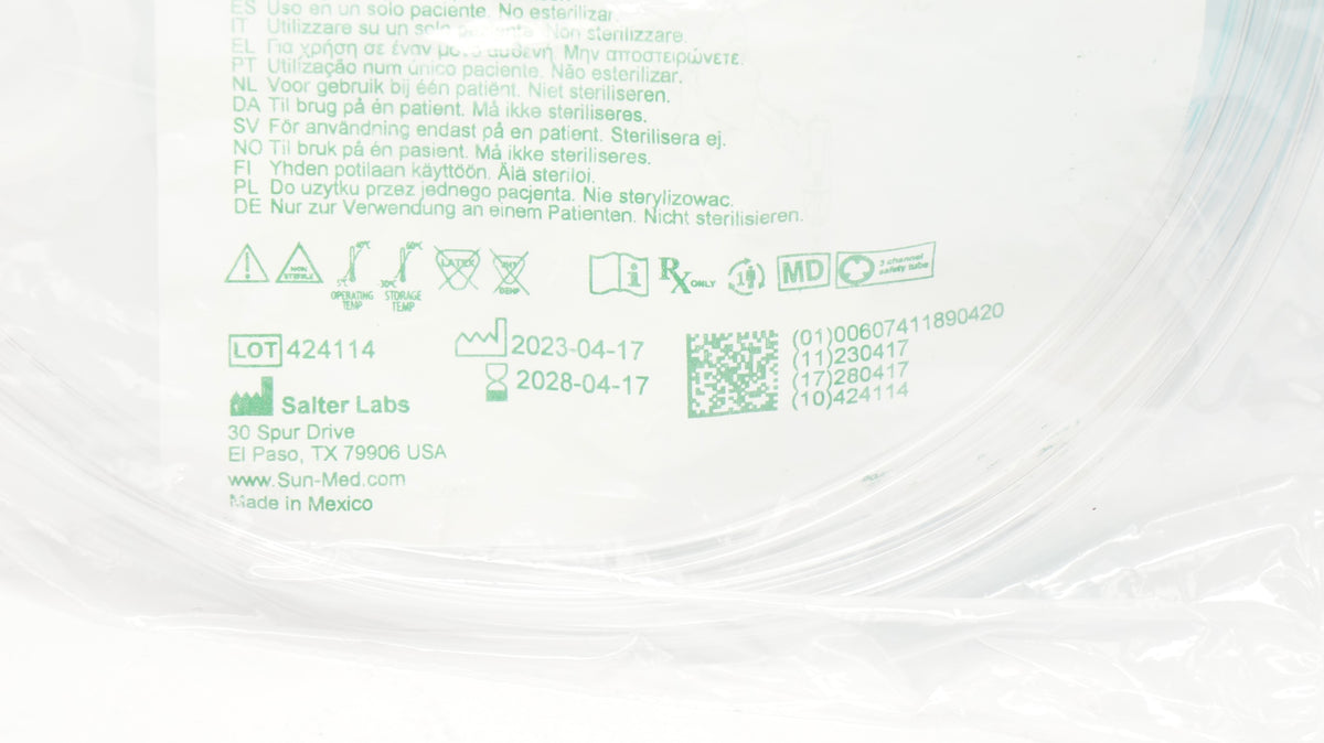 Salter Labs 8960-7 NebuTech HDN Nebulizer w/Inhalation&Exhalation Valv ...