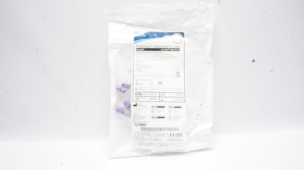 Boston Scientific M00509940 EndoVive Replacement Gastrostomy Feeding T ...
