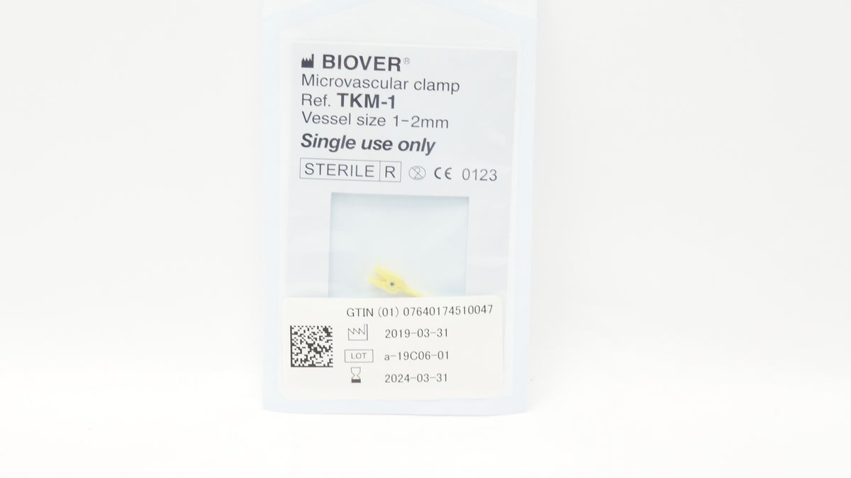 Biover TKM-1 Microvascular Clamp, Vessel Size 1-2mm (x) – Imedicsales