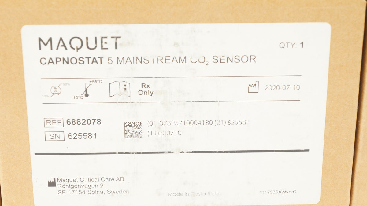 Maquet 6882078 Capnostat 5 Mainstream CO2 Sensor – Imedicsales