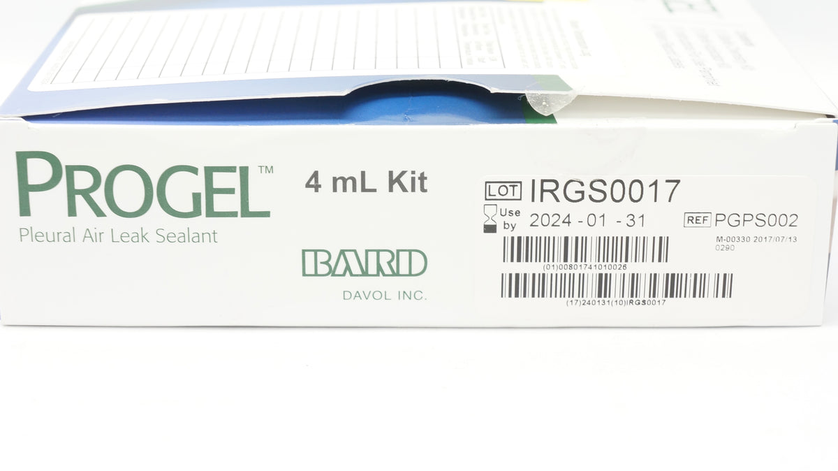 Bard PGPS002 Davol Progel Pleural Air Leak Sealant 4ml Kit (x ...