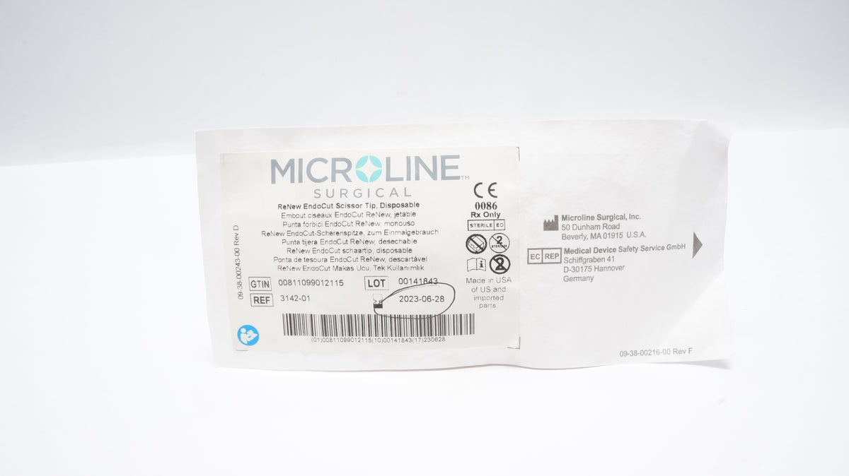 Microline Surgical 3142-01 ReNew EndoCut Scissor Tip, Disposable (x ...