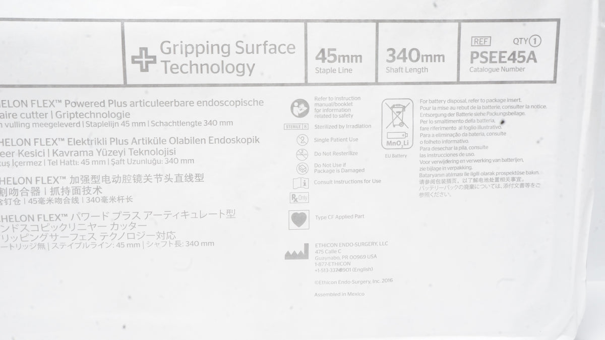 Ethicon PSEE45A ECHELON FLEX Articulating Endoscopic Linear Cutter 45 ...