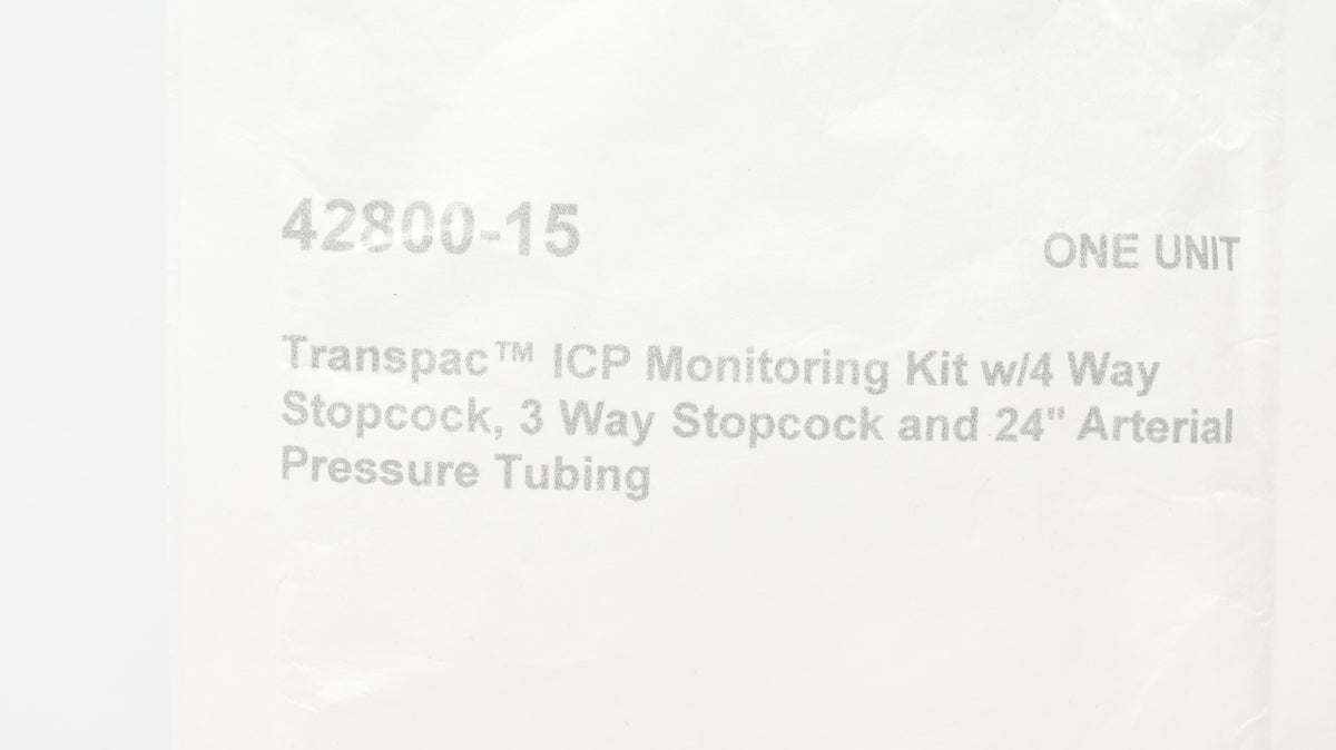 Icu Medical 42800-15 Transpac ICP Monitoring Kit – Imedicsales