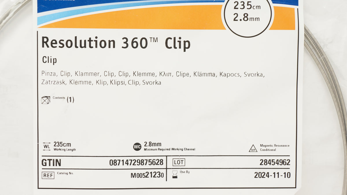 Boston Scientific M00521230 Resolution 360 Clip 235cm x 2.8mm – Imedicsales