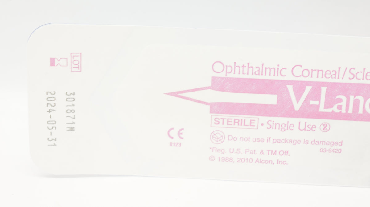 Alcon 8065912001 Ophthalmic Corneal/Scleral V-Lance Knife 20Ga (x ...