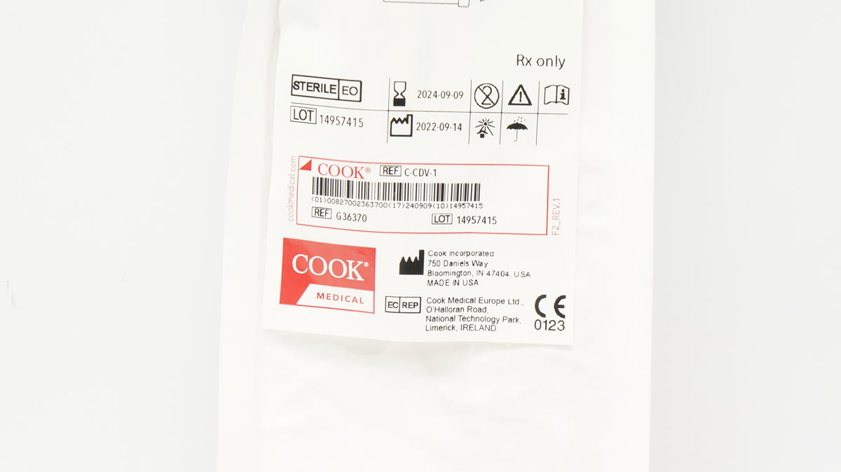 Cook Medical G36370 Cook Chest Drain Valve (x) – Imedicsales