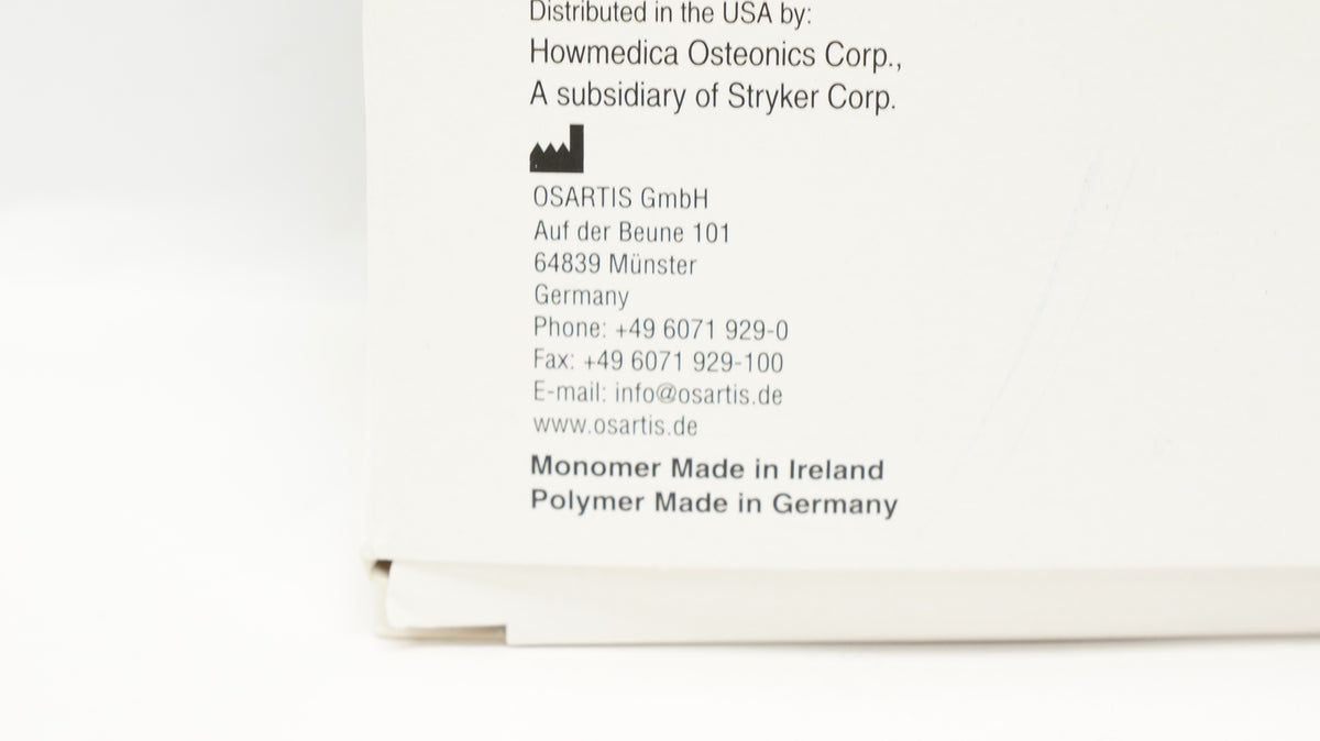 Stryker 6194-1-001 Simplex HV Radiopaque Bone Cement – Imedicsales