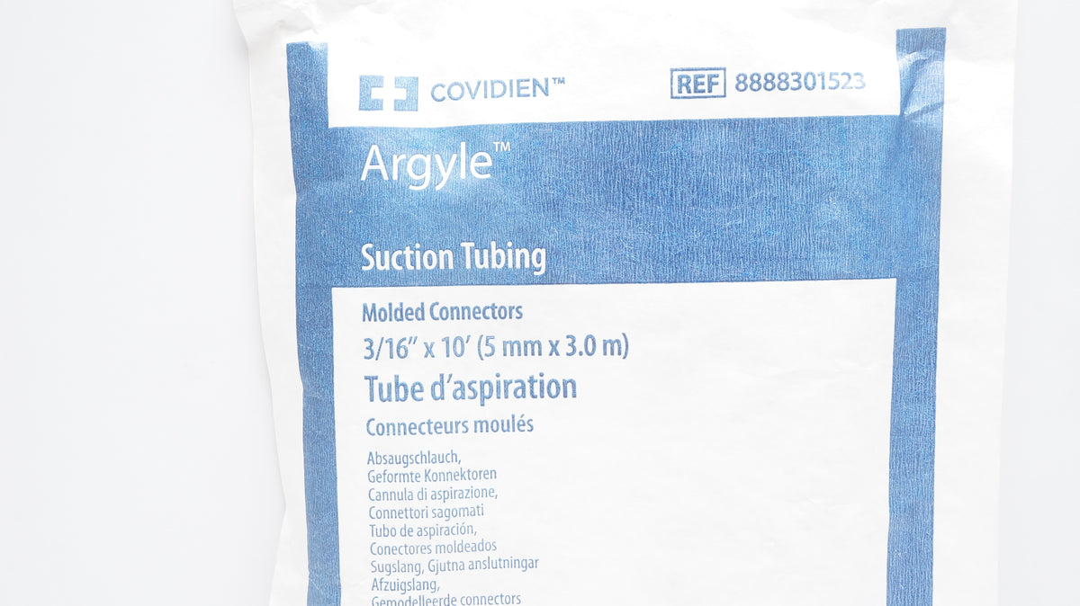 Covidien 8888301523 Argyle Suction Tubing Molded Connectors 3/16inch x ...