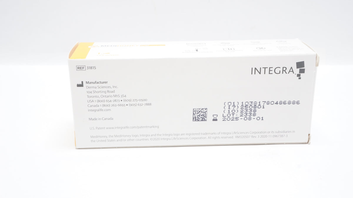 Derma Sciences 31815 Integra MediHoney Gel Wound and Burn Dressing 1.5 ...