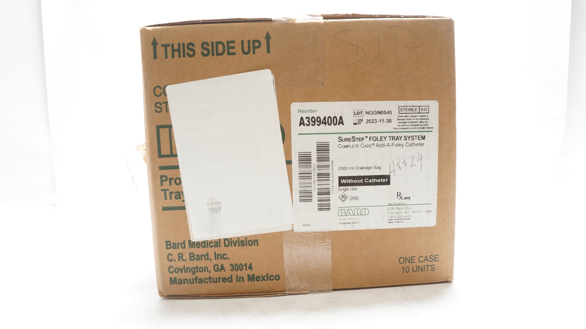 Bard A399400A SureStep Foley Tray System Drainage Bag 2000ml (x) - Box ...