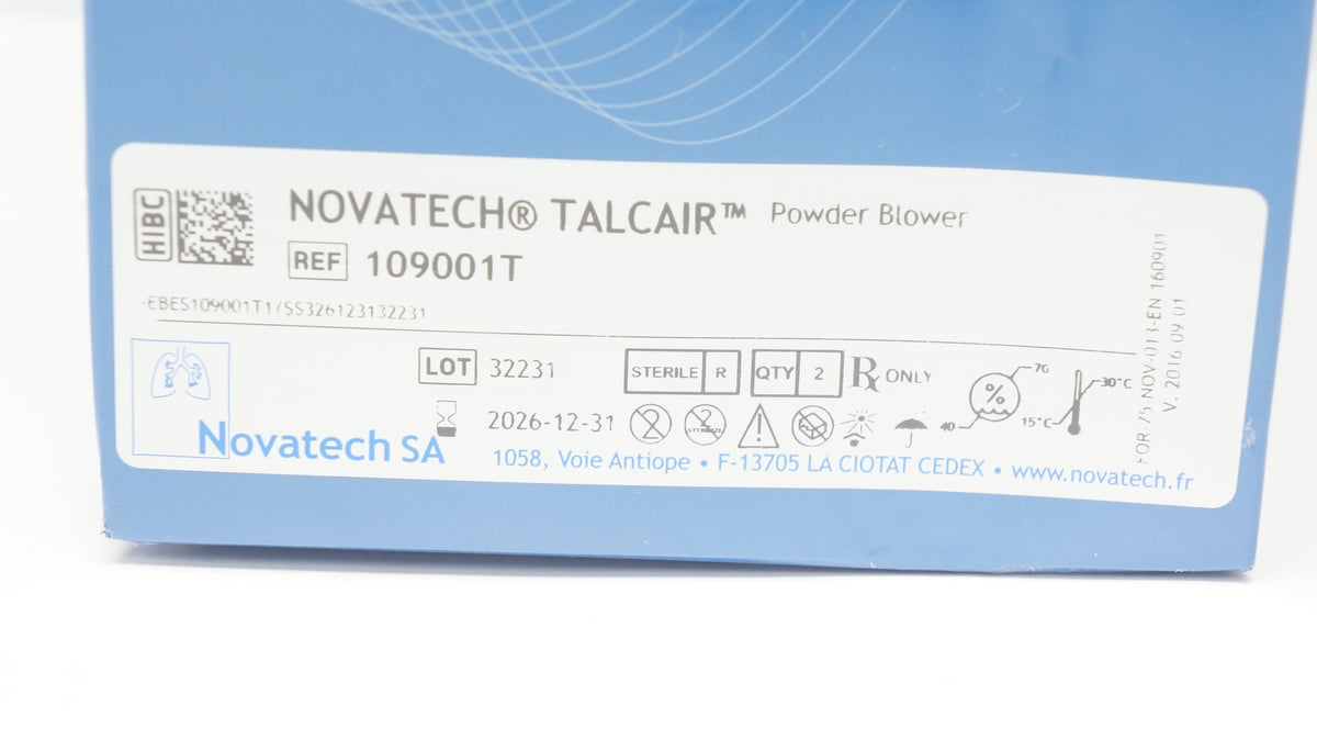 Novatech 109001T Talcair Powder Blower - Box of 2 – Imedicsales