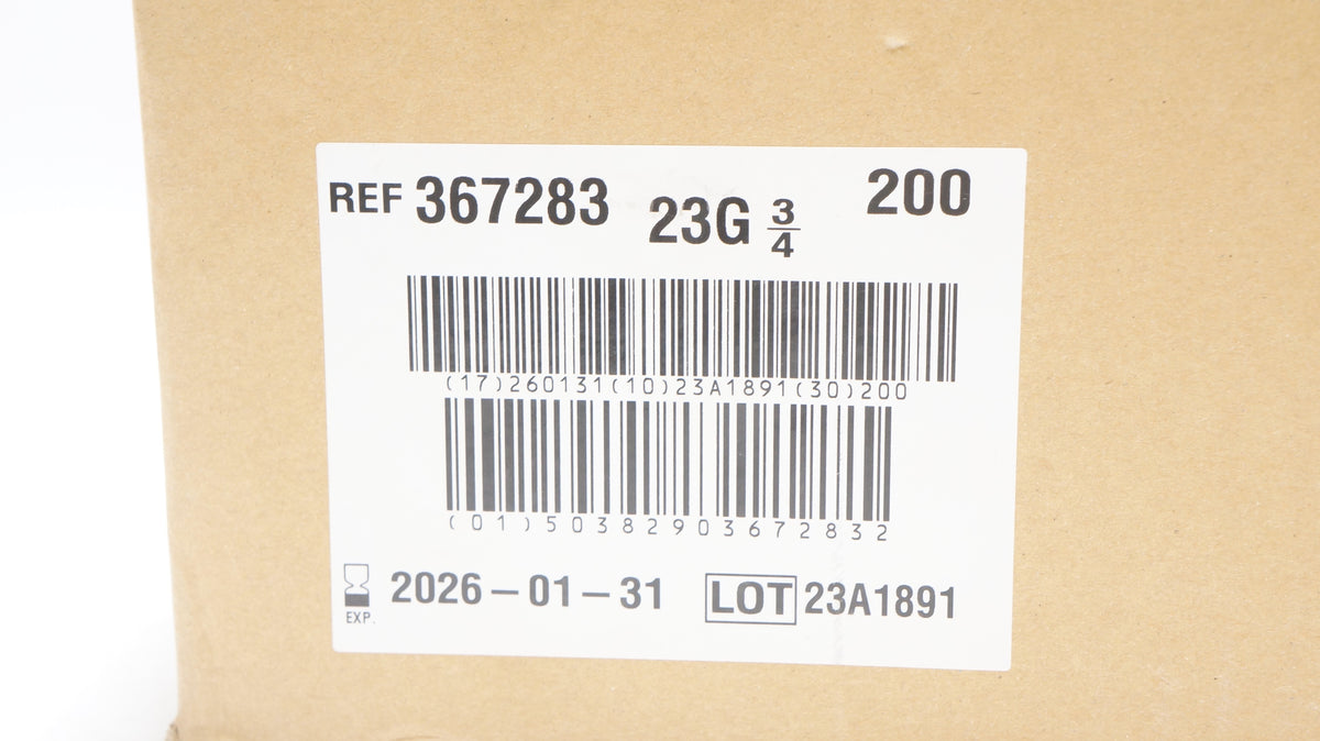 BD 367283 Vacutainer Safety-Lok Blood Collection Set 23Gx3/4in x 12In ...