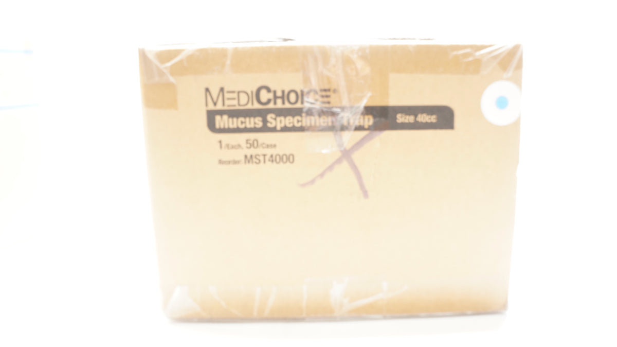 MediChoice MST4000 Mucus Specimen Trap, Size 40cc - Case of 50 ...