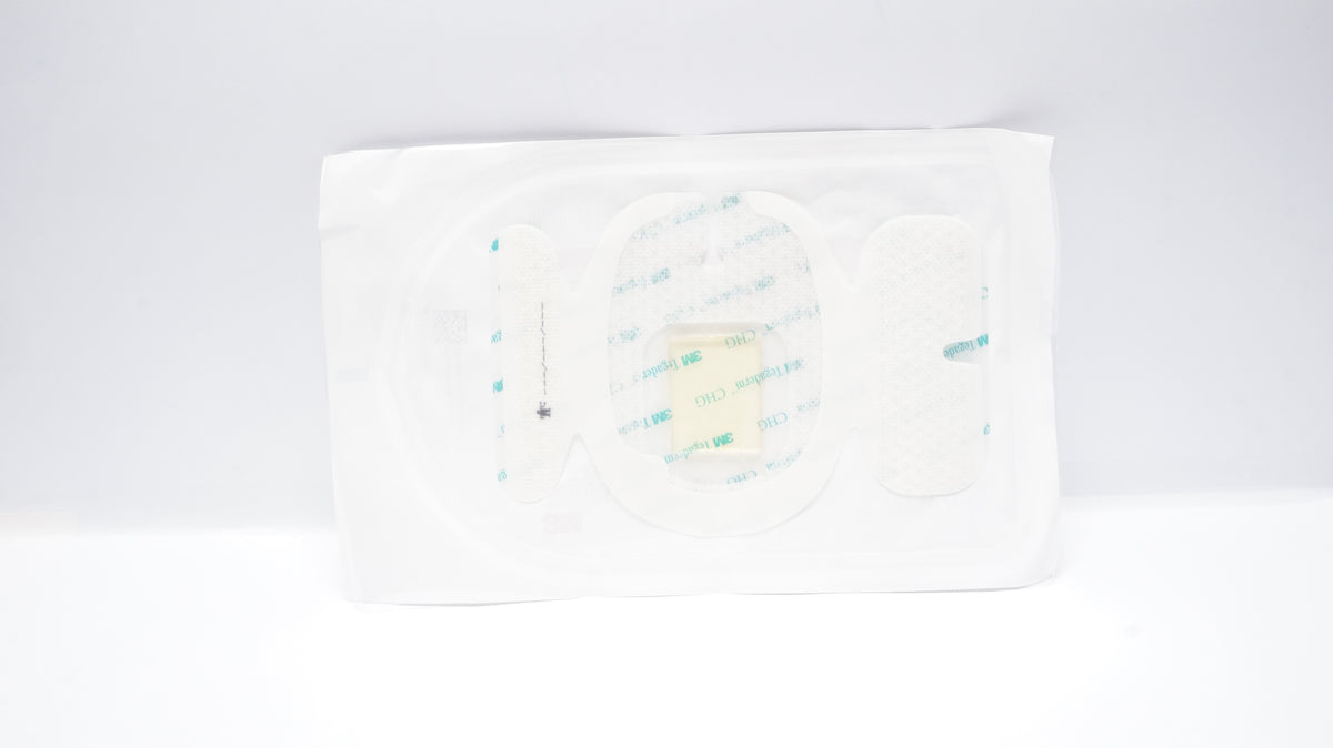 3M 1657 Tegaderm CHG I.V. Securement Dressing 3-1/2 x 4-1/2inch (x ...