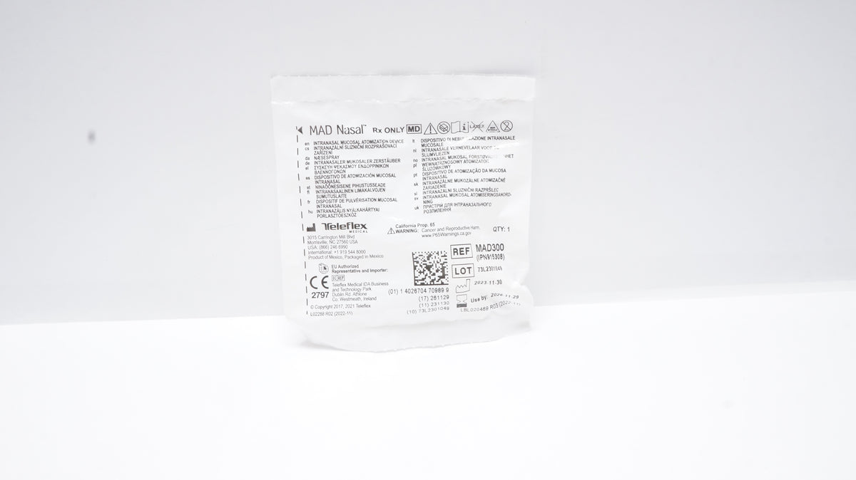 Teleflex MAD300 MAD Nasal Intranasal Mucosal Atomization Device ...