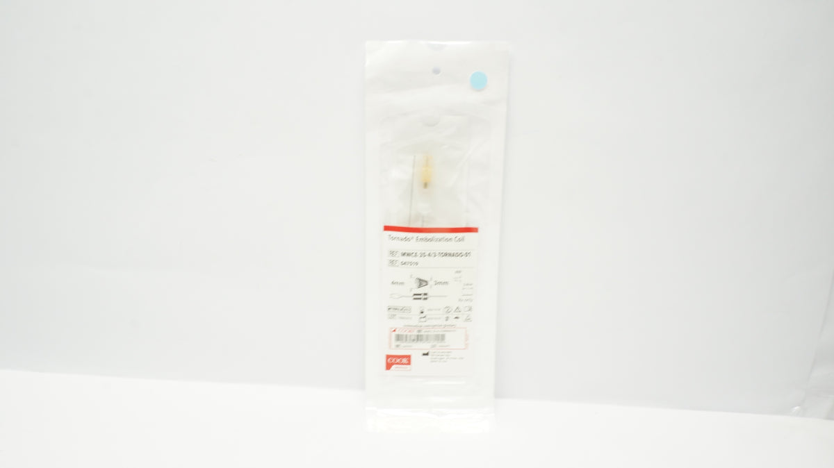 Cook Medical G47519 Tornado Embolization Coil .35In x 2.6cm, 4mm x 3mm ...