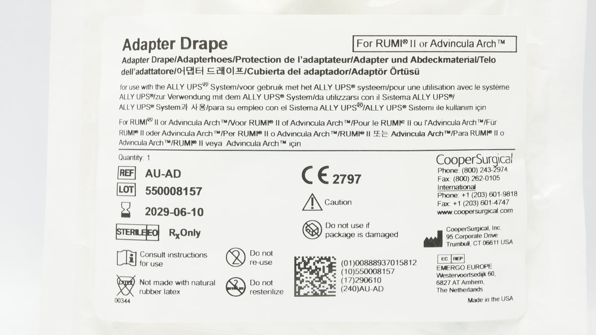 Cooper Surgical AU-AD Adapter Drape – Imedicsales