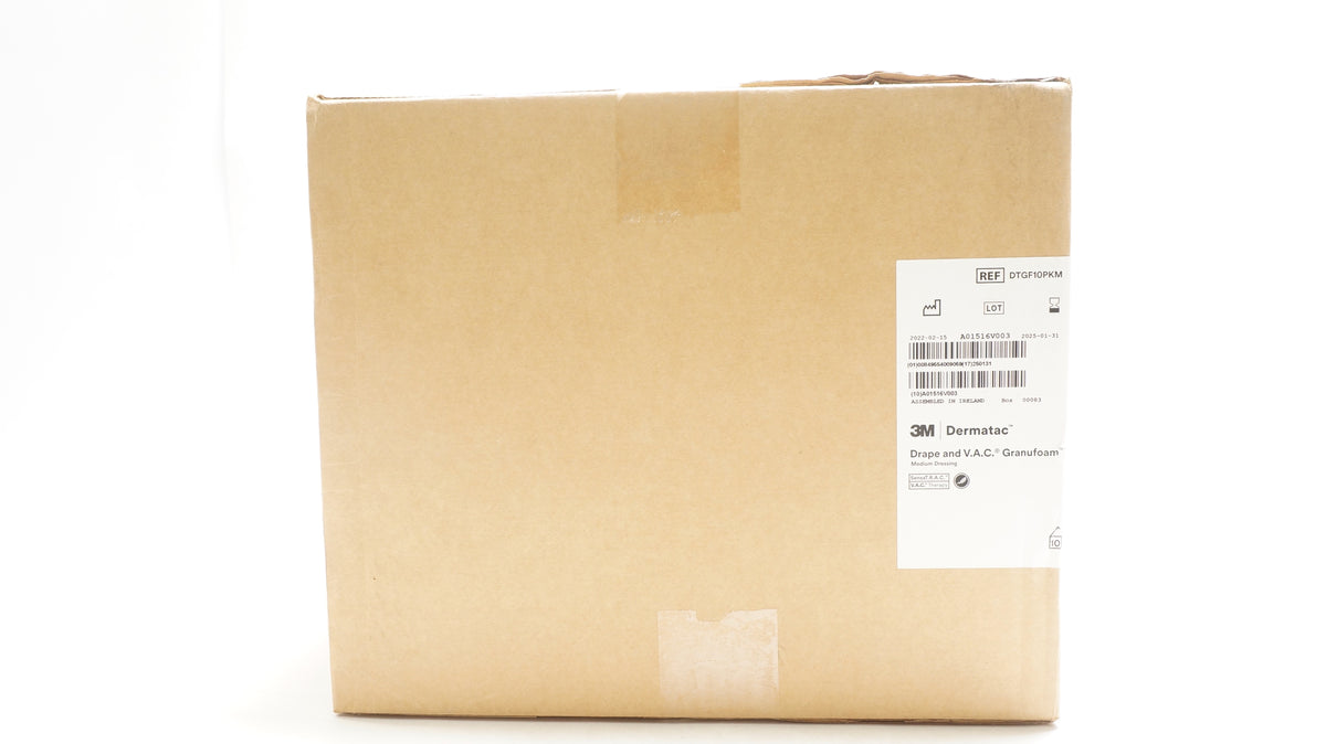 3M DTGF10PKM Drape & V.A.C. Granufoam - Box of 10 – Imedicsales