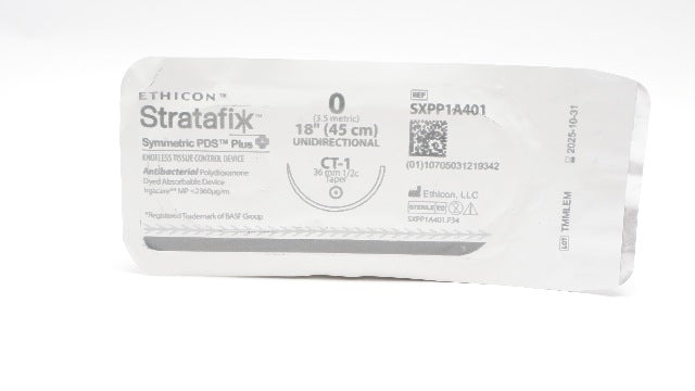 Ethicon SXPP1A401 0 Stratafix Tissue Control Device CT-1 36mm 1/2c Tap ...
