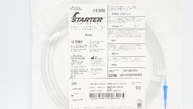 Boston Scientific M001491570 Starter Guidewire Rosen 0.035in. x 260cm ...