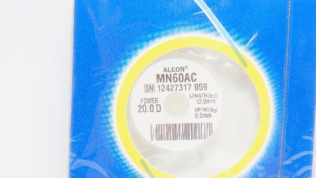 Alcon MN60AC AcrySof Natural Intaocular Lens 20.0D, 13.0Length, 6.0mm ...