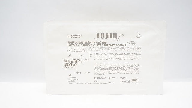 KCI M8275063/5 500ml Canister w/Gel for INFOVAC & V.A.C. Ulta Therapy ...