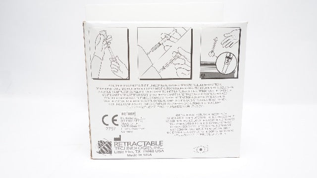 Retractable 10311 VanishPoint Syringe 3cc 23G x 1 - Box of 100 ...