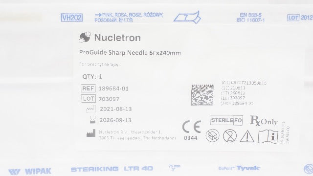 Nucletron 189684-01 ProGuide Sharp Needle 6F x 240mm – Imedicsales