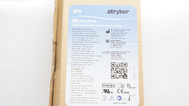 Stryker 8001-063-409 Esophageal/Rectal Temperature Probe 9Fr. (x) - Bo ...