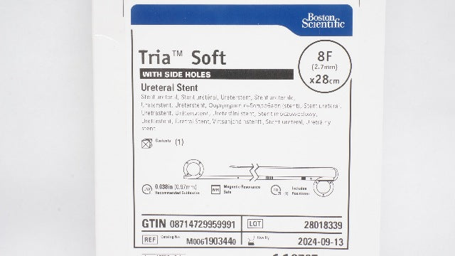 Boston Scientific 190344 Tria Soft w/ Side Holes, Ureteral Stent, 8F x ...