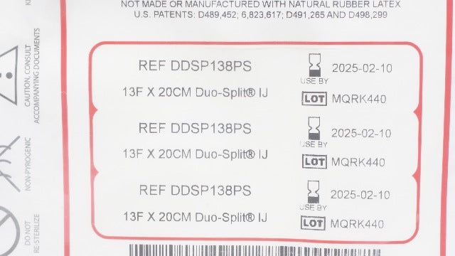 MedComp DDSP138PS Catheter Basic Set 13F x 20cm Duo-Split IJ (x) – Imedicsales