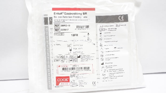 Cook Medical G35617 Entuit Gastrostomy BR Baloon Retention Feeding Tub ...