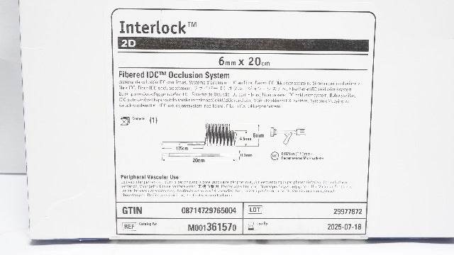 Boston Scientific 36157 Interlock 2D Fibered IDC Occlusion System, 6mm ...