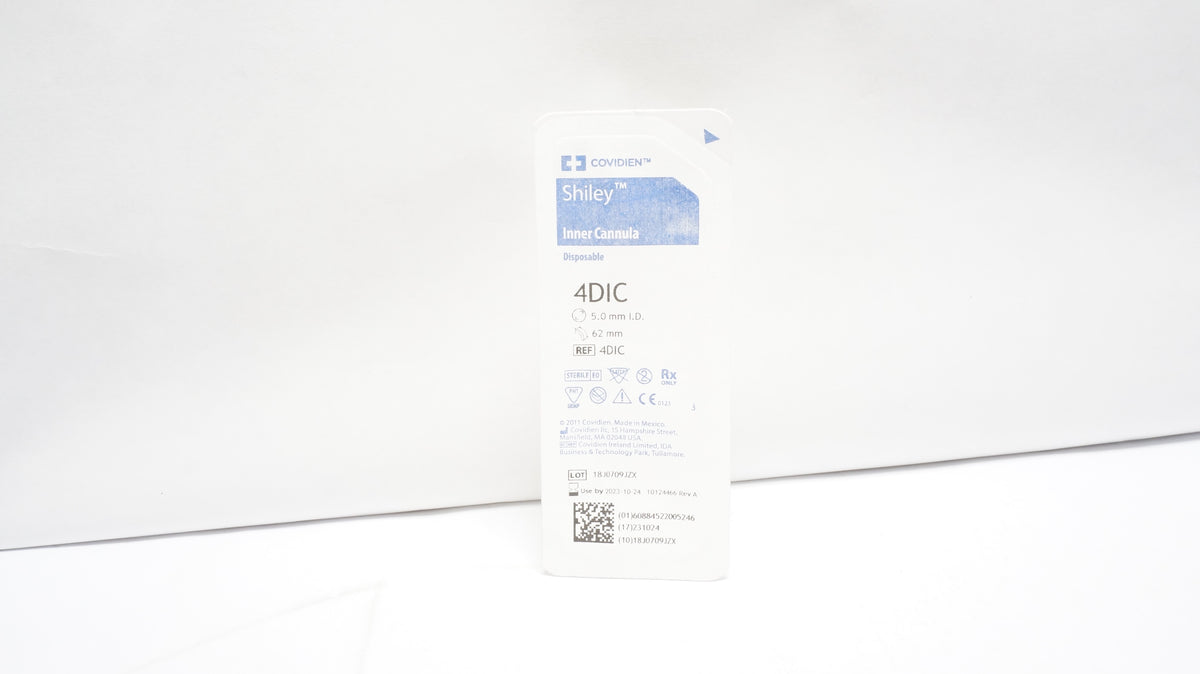 Covidien 4DIC Shiley Inner Cannula Disposable, 5.0mm I.D. x 62mm (x ...