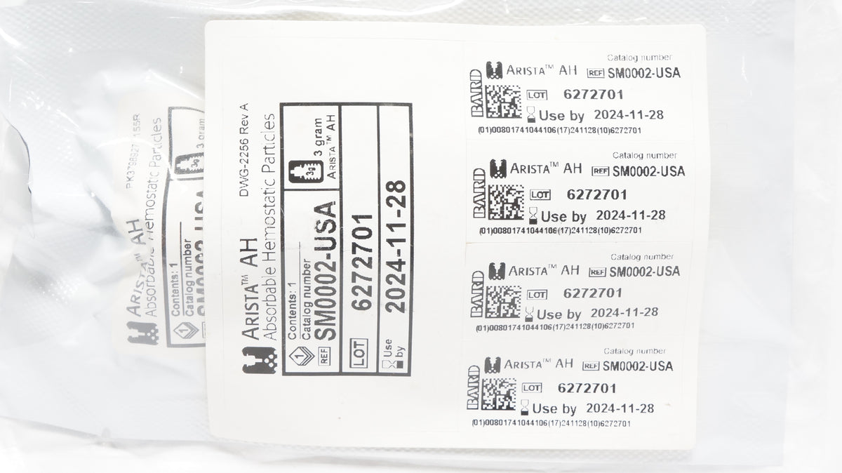 Bard SM0002-USA Arista AH Absorbable Hemostatic Particles (x) – Imedicsales