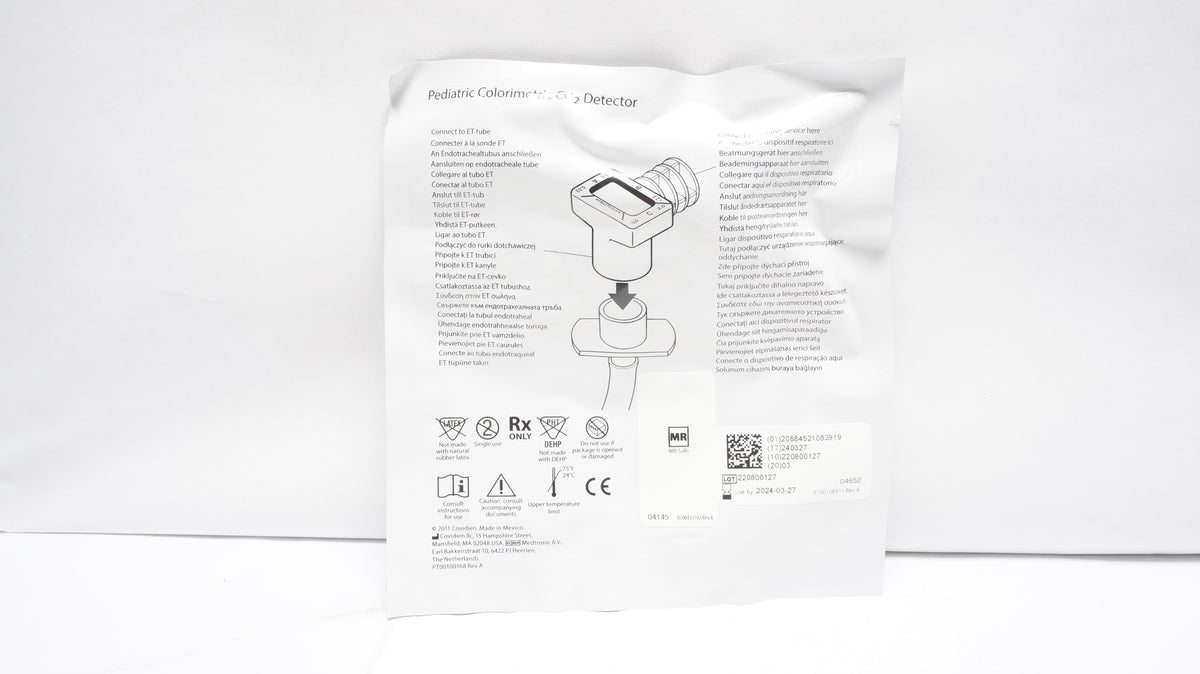 Covidien PEDICAP Nellcor Pediatric Colorimetric CO2 Detector 1kg - 15k ...