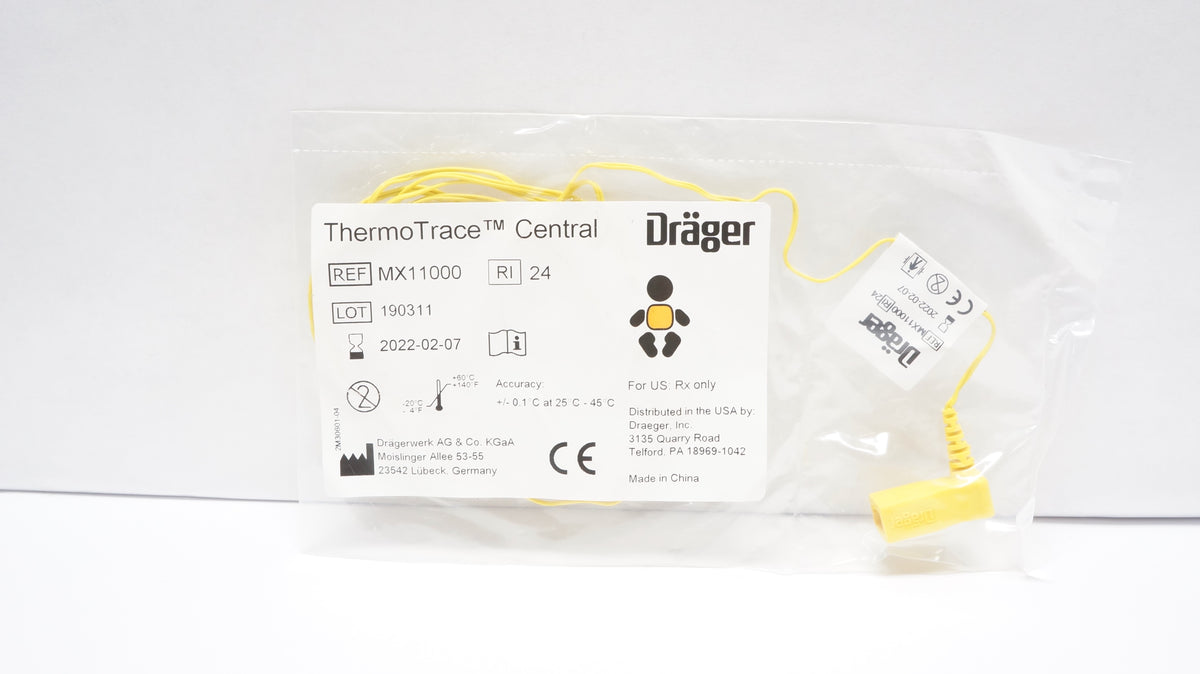 Drager MX11000 Thermotrace Central Skin Temperature Probe 1.6m (x ...