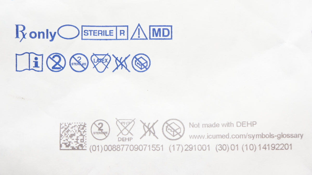 ICU Medical SC158 148in 15-Drop Set w/2 Clave Remv 3 Gang 4-Way Clave ...