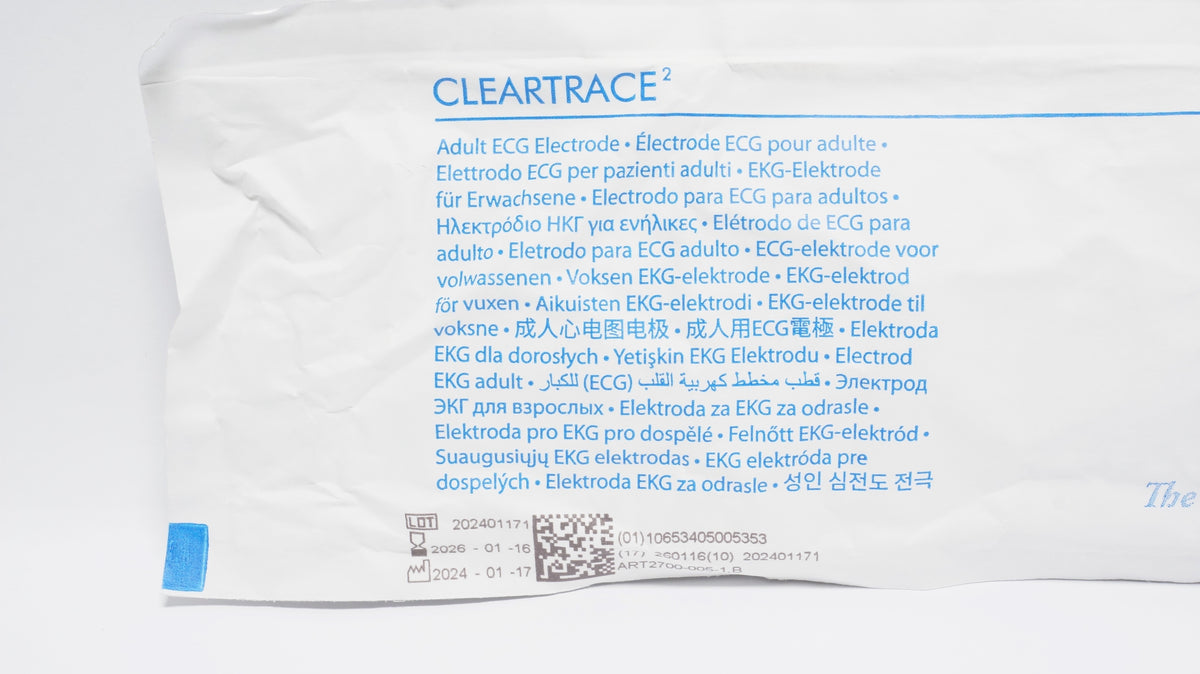 ConMed 2700-005 Cleartrace Adult ECG Electrode - Pack of 5 – Imedicsales